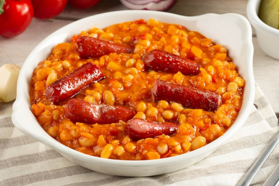 FASOLE CU LEGUME SI CARNATI 1KG